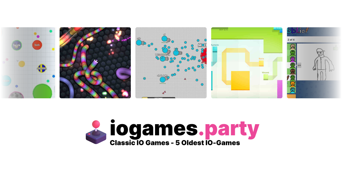 Classic IO Games - 5 Oldest IO-Games