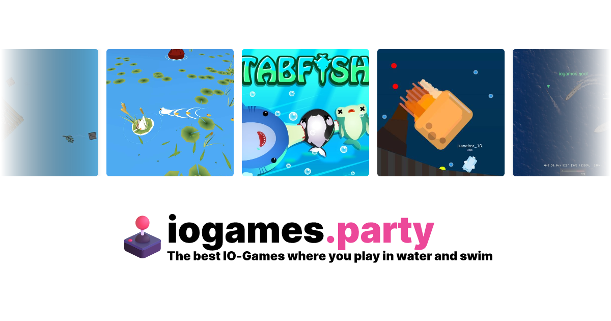 The best IO-Games where you play in water and swim