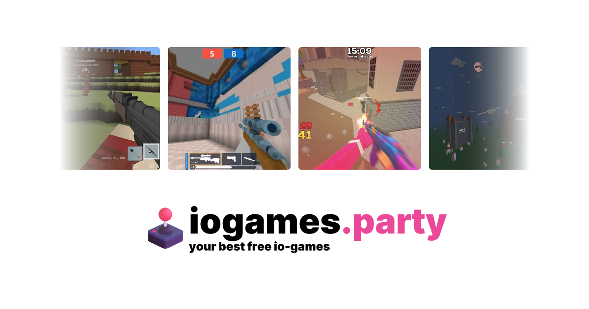 iogames.party - your best free voxel-shooter io-games
